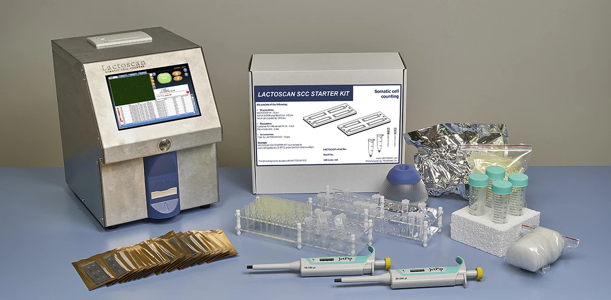 SCC Compact Microscope - Auto Fluorescent Somatic Cell Counter