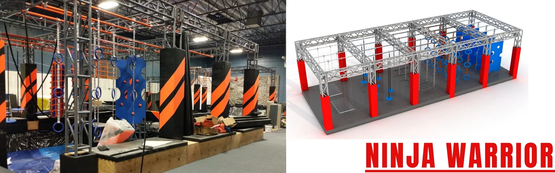 Obstacle Course Set - Kid American Ninja Warrior Equipment