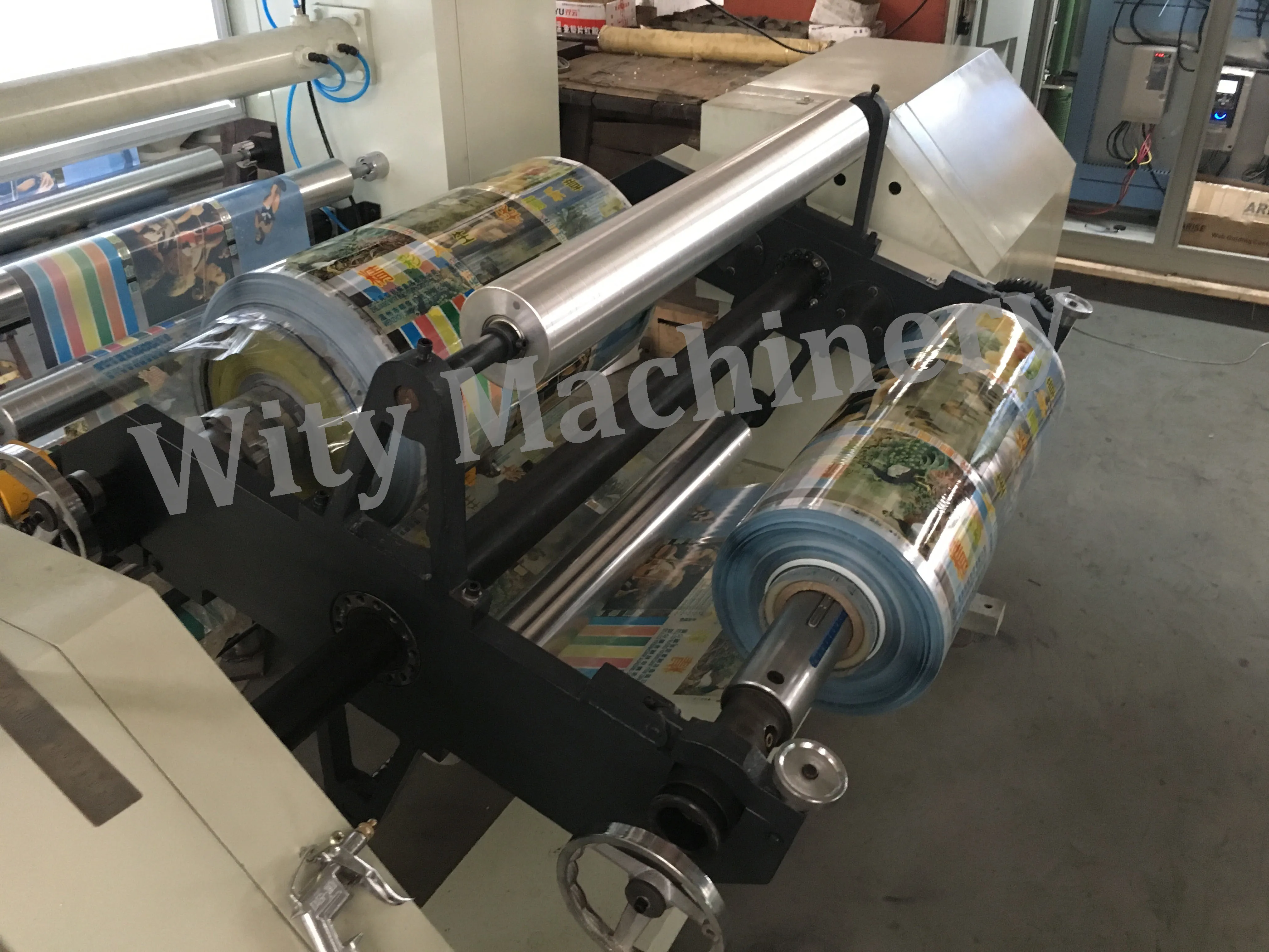 8 Colors Computer Color Register Rotogravure Printing Machine for Film ...
