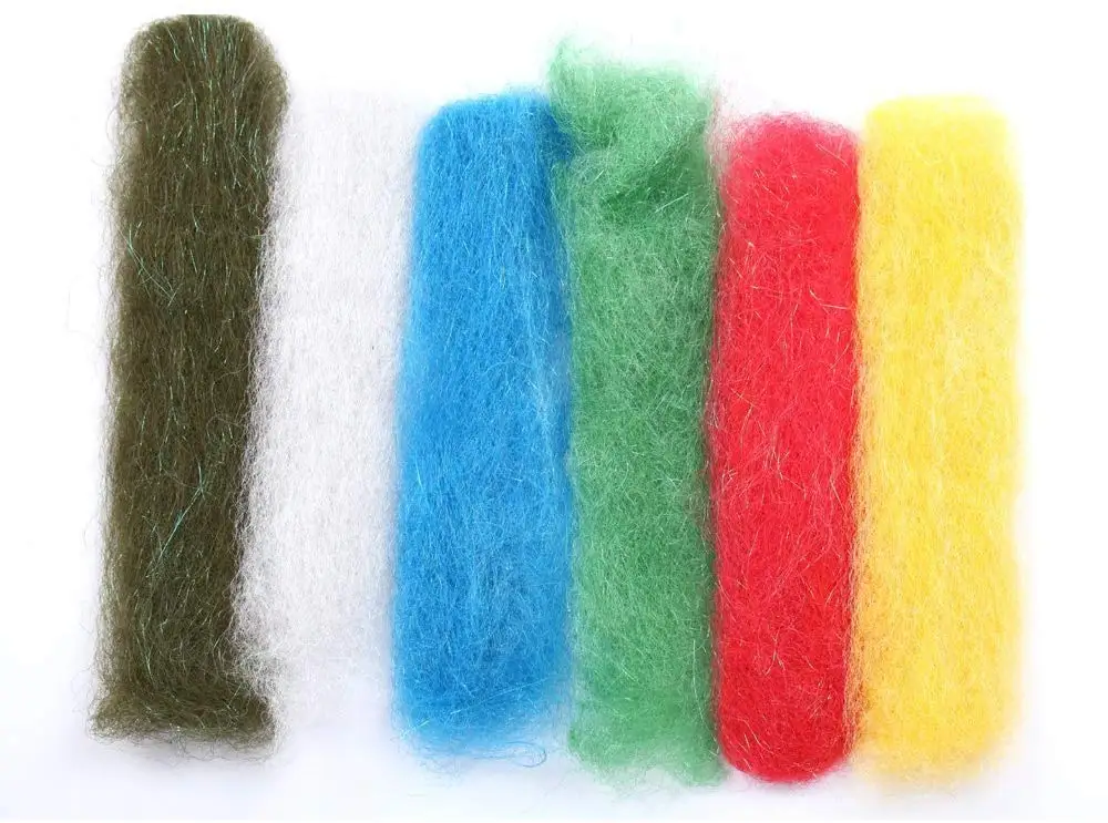 Streamer Fiber Combo Pack - 12 Best Colors for Fly Tying