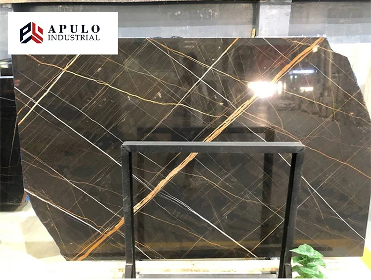 Black Absolute Aziza Conglomerate For Tiles Golden Marquina Sahara ...