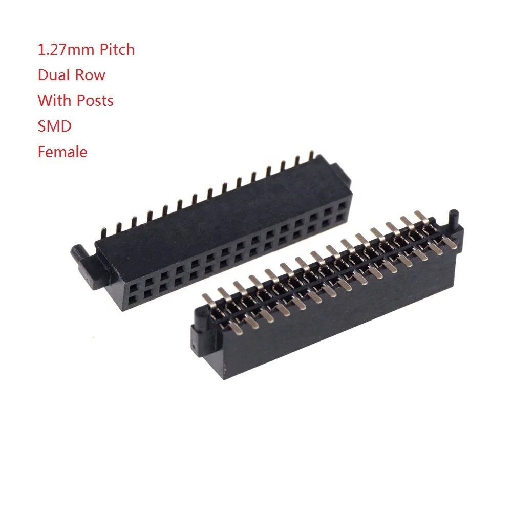 .050" 1.27mm 2x15 Pin 30 Pins Board To Board Connector Pcb Male Header ...