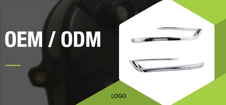 Pair Front Bumper Grill Molding Trim Chrome 51117331721 51117331722 For ...