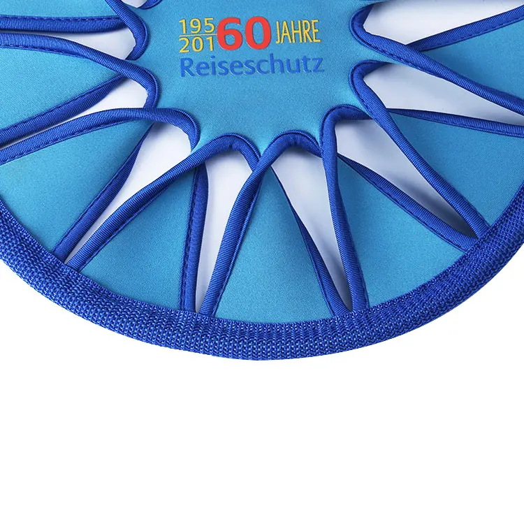 Custom Featured Printing Neoprene Flying Disc For Outdoor Toys - Buy ...