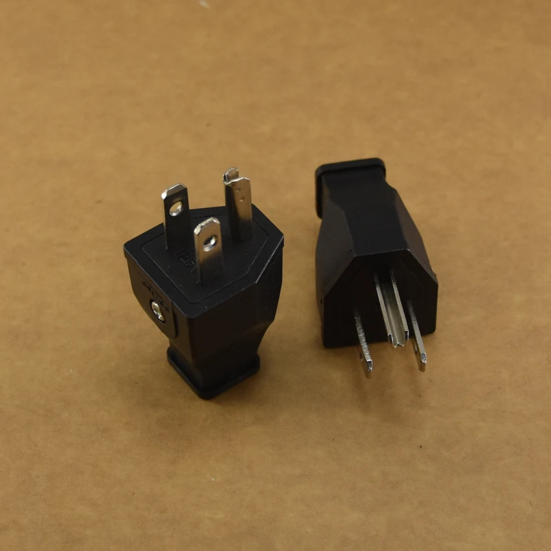 US 3 Pins Industrial Power Cord Plug - 15A 125V Adapters