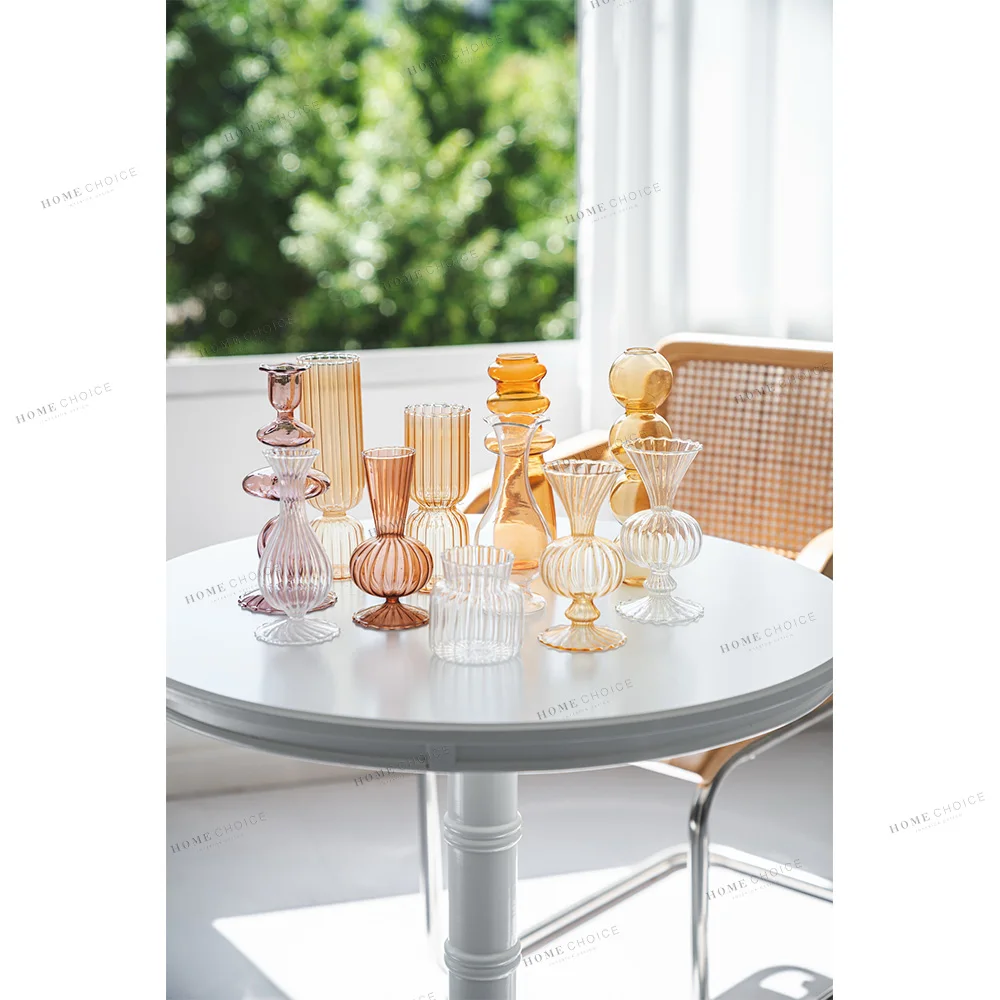 Ins Style Luxury Modern Design Decorative Flower Colorful Transparent ...