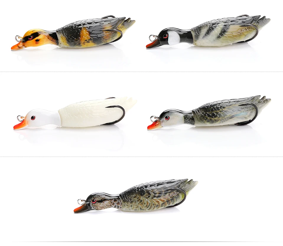 Factory Fishing Tackle Musky Duck Fishing Lure With Pvc Soft Body - Buy ...