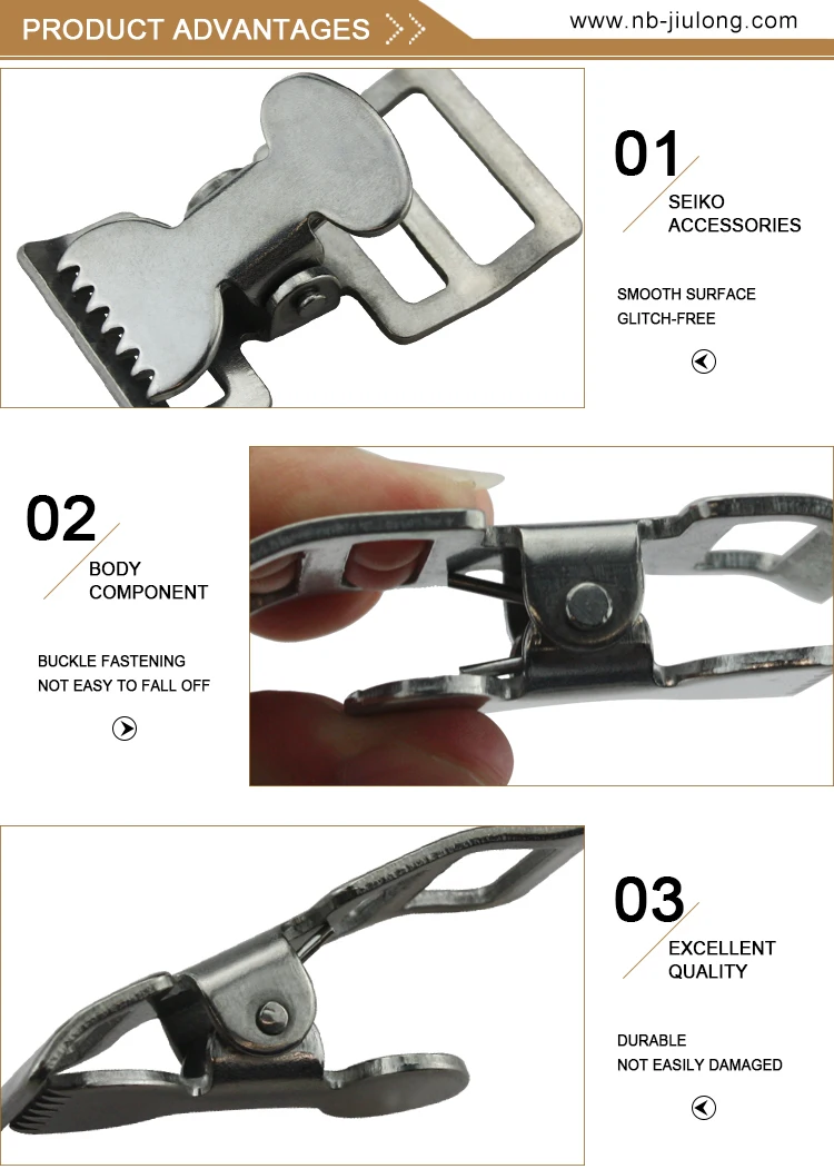 1" Stainless Steel Tourniquet Buckle (crocodile Buckle)