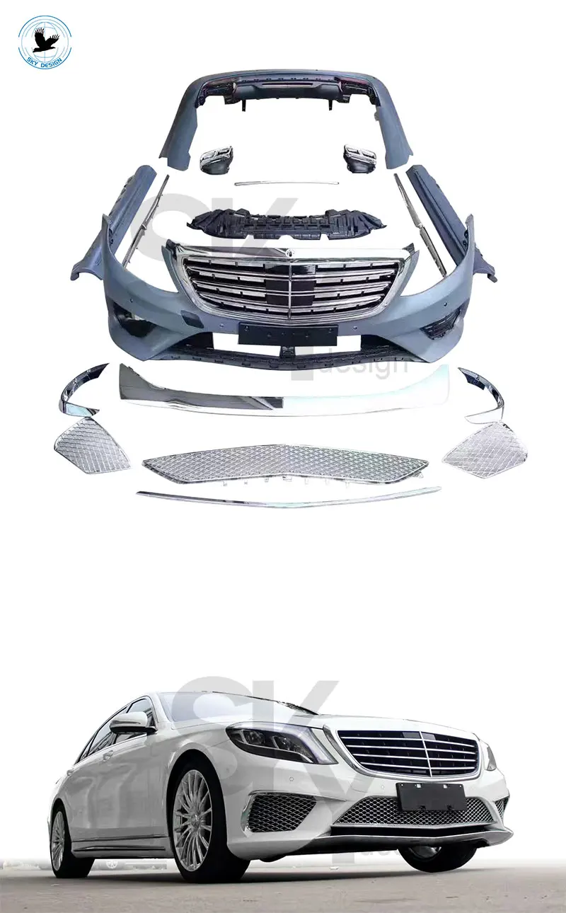 2014-2017 Car Bumper AMG S65 Body Kit for Mercedes S Class