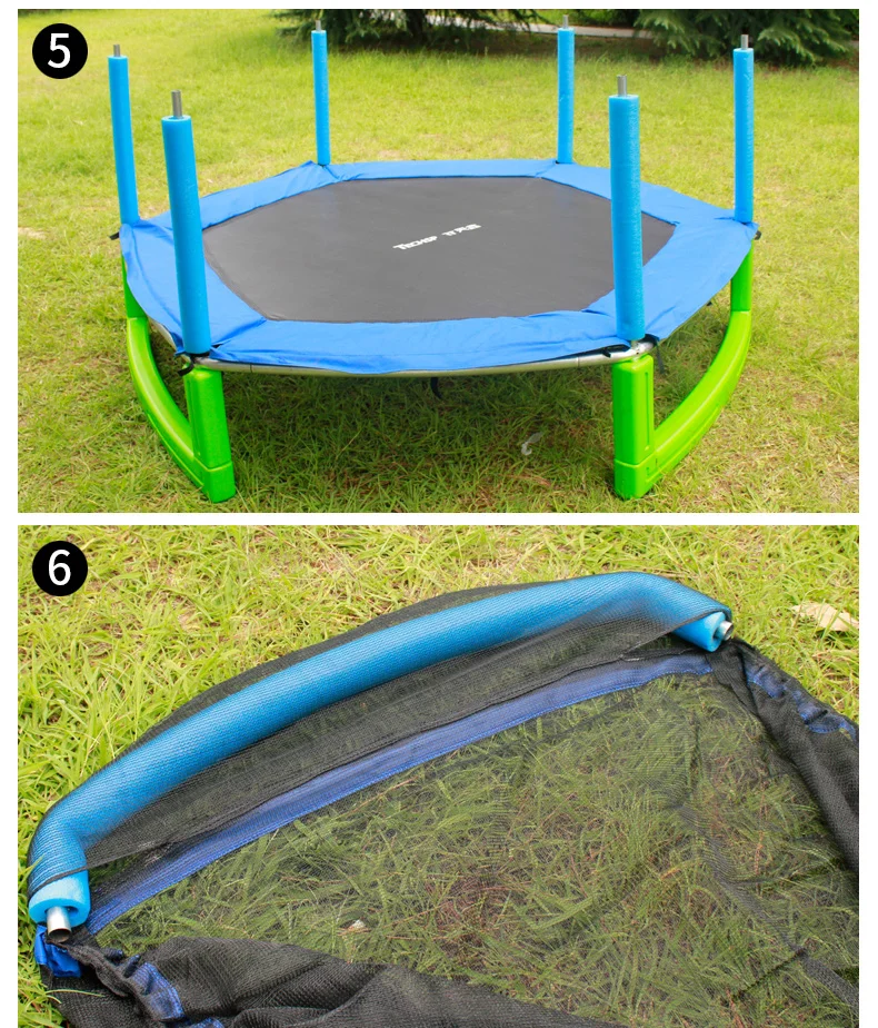 High-quality 7-Foot Trampoline with Nets - Fun & Safety