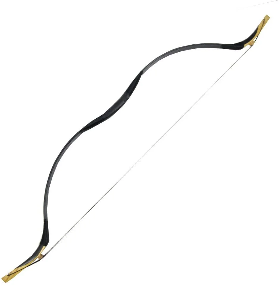 Mongolian Wooden Recurve Bow for Archery & Hunting - 20lb-80lbs, OEM