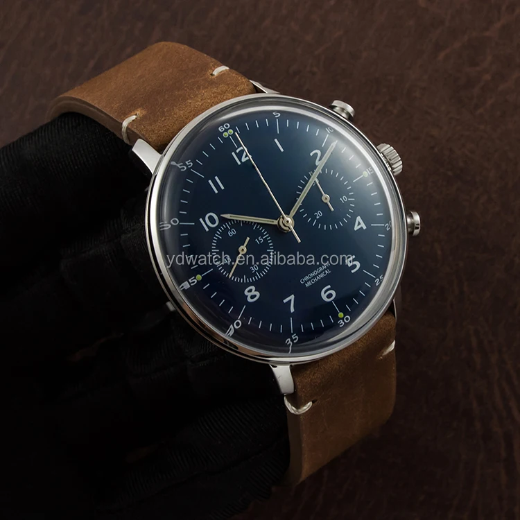 Germany Bauhaus Style Mechanical Chronograph Watch