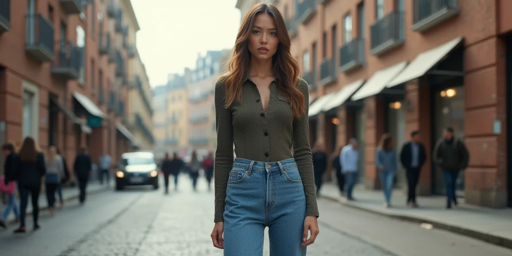 Flared Jeans Outfit 2025 – Trendy Street Style on Alibaba.com
