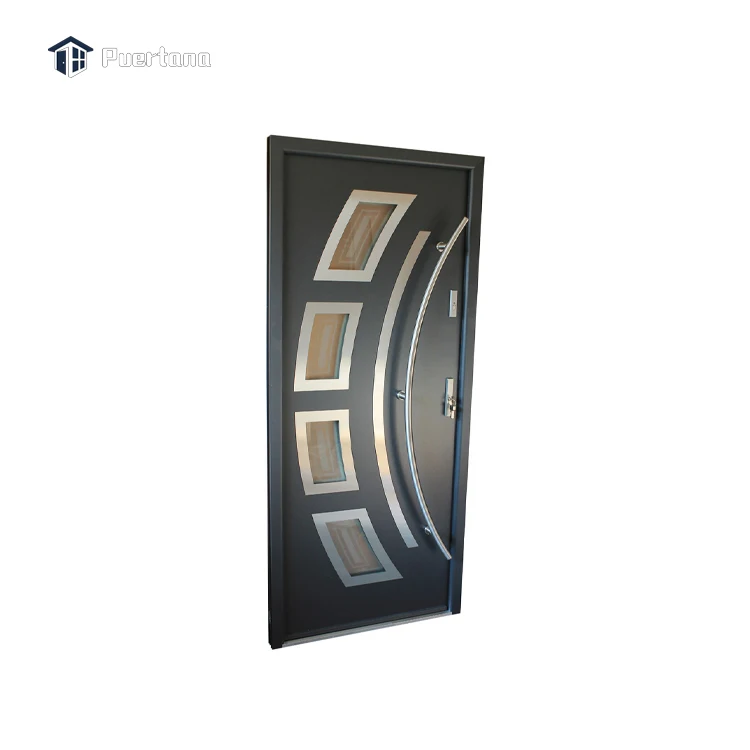 Burglar Proof Designs 304 Stainless Steel Entry Safety Security Steel Doors / Exterior Stainless ...