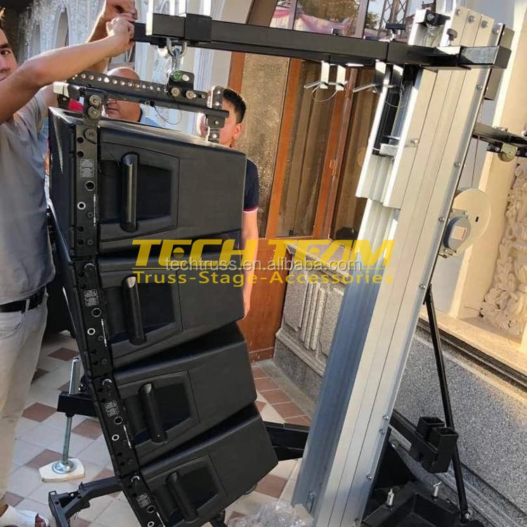 400KG Line Array Speaker Lift - Black Truss & Lighting Bar