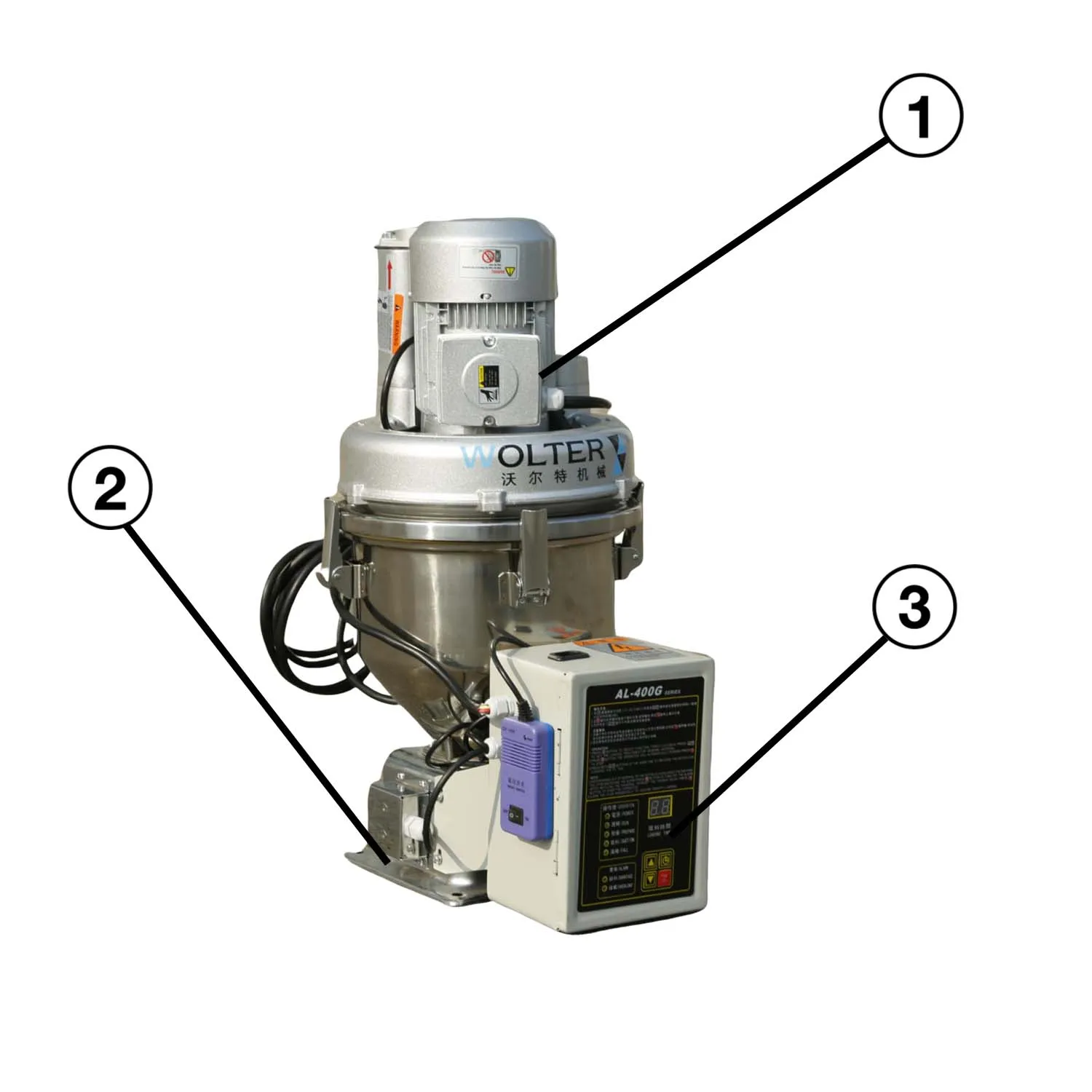 VL-400G Plastic Pellets Loading Machine - Automatic & Efficient