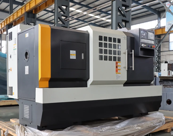 Educational CNC Lathe Machine - Takisawa CK6136 Bar Feeder