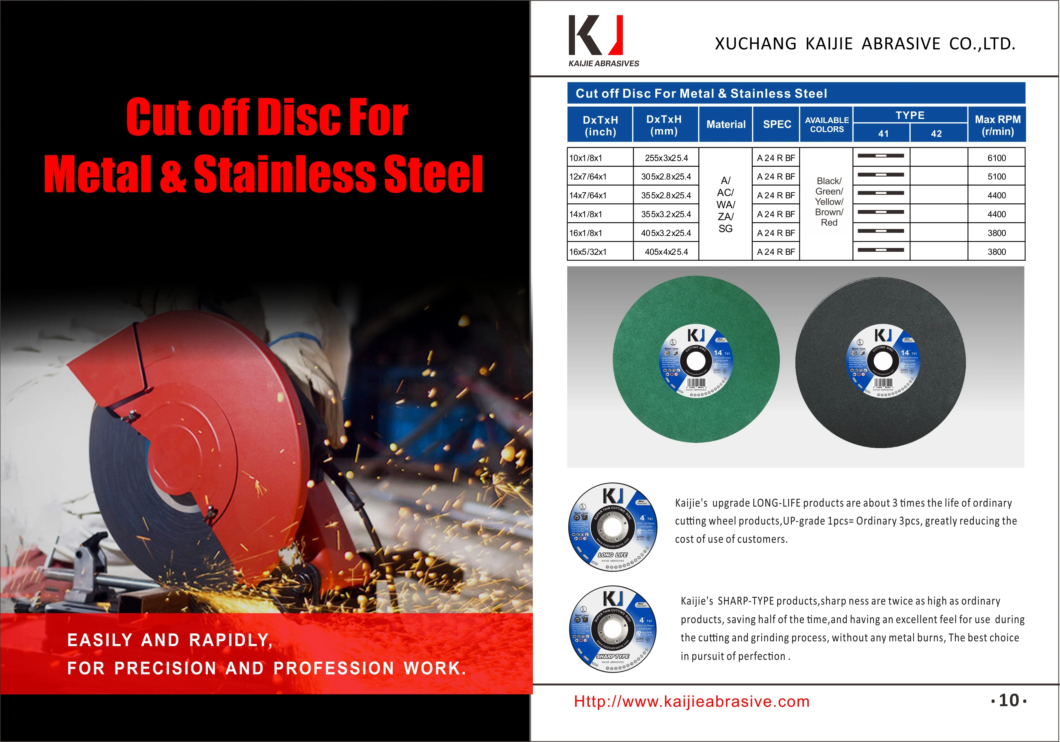 3 Inch Super Thin Cutting Disc Cut Off Wheel For Cutting Inox - Buy ...