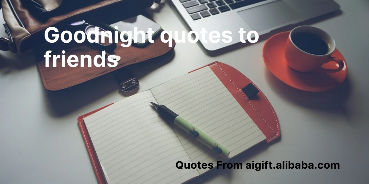 100+ Goodnight Quotes for Friends – Sweet & Heartfelt Messages to End ...