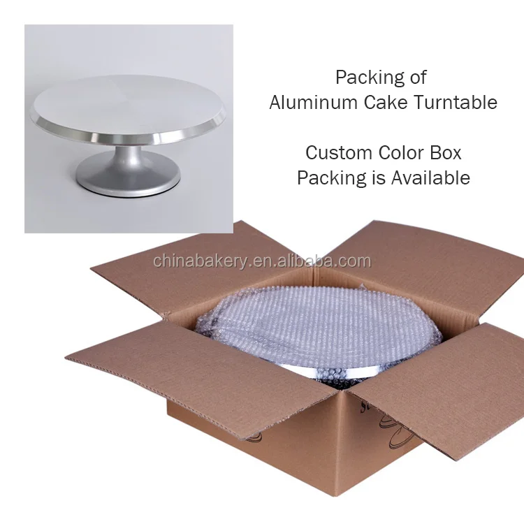 High Quality 12 Inches Aluminum Stainless Steel Cake Decorating ...