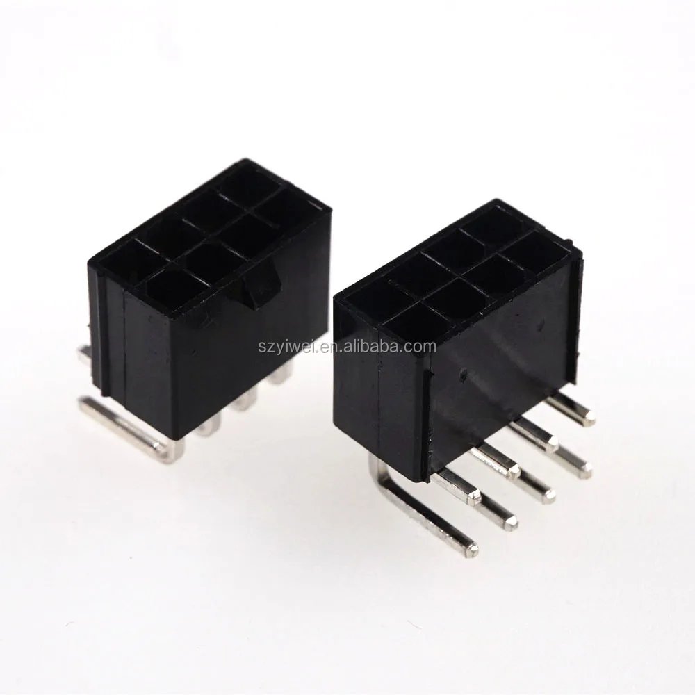 4.2 mm 8 Pin PCI Express Connector - Right Angle PCB Male Header for ...