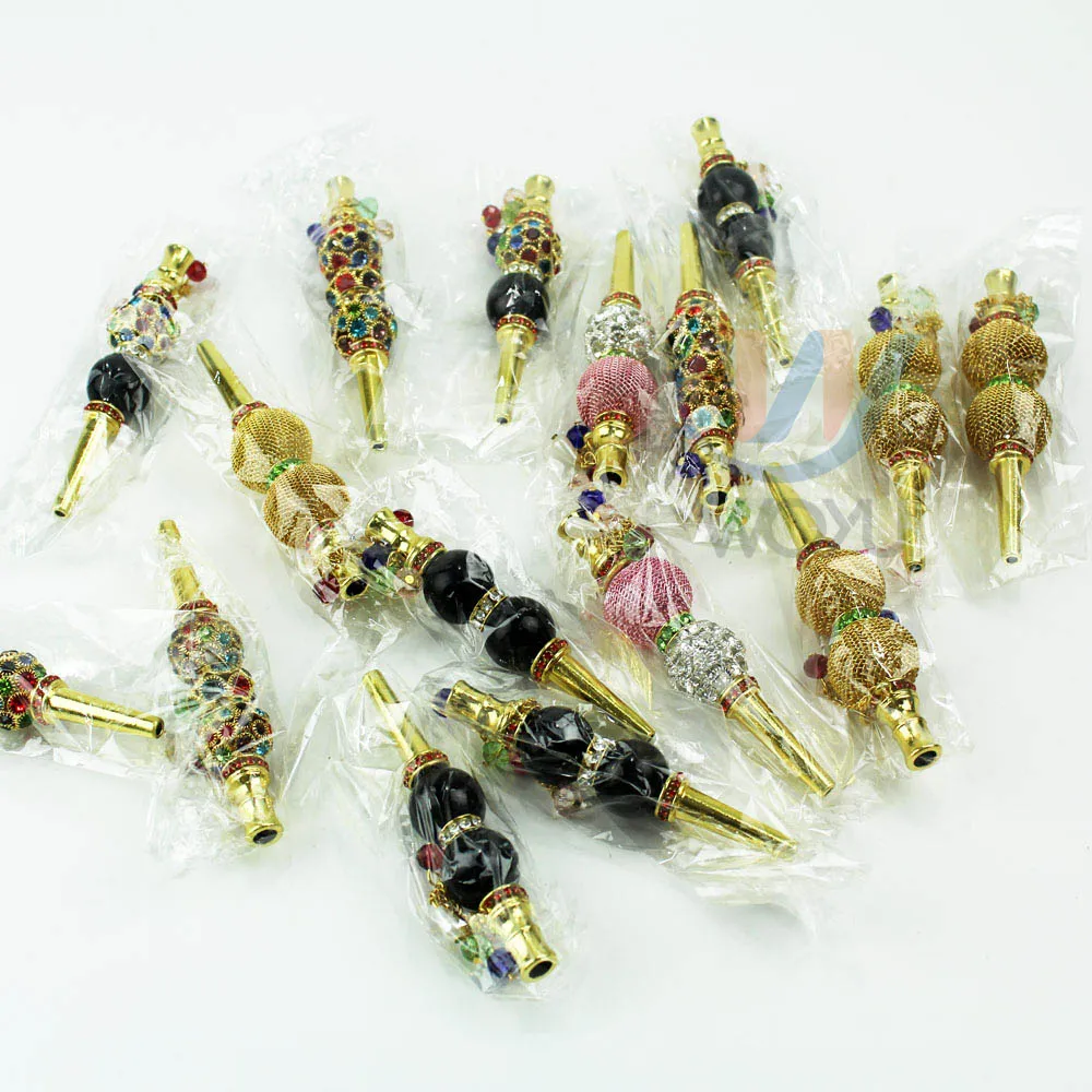 Guangzhou Beautiful Diamond Zinc Alloy Shisha Nozzle Smoking Tool ...
