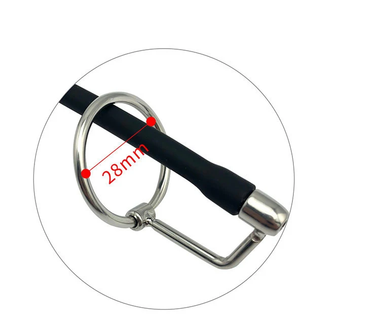 Metal Silicone Horse Eye Penis Plug Men Penis Sex Toys Urethral Sound ...