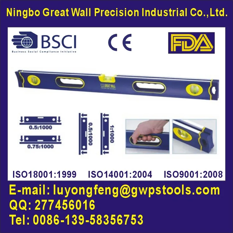 High Accuracy Spirit Level With Powerful Magnet Inside - Buy High ...