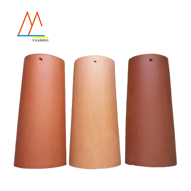 Clay Spanish Style Roof Tile - Semicircle Shaped Tiles