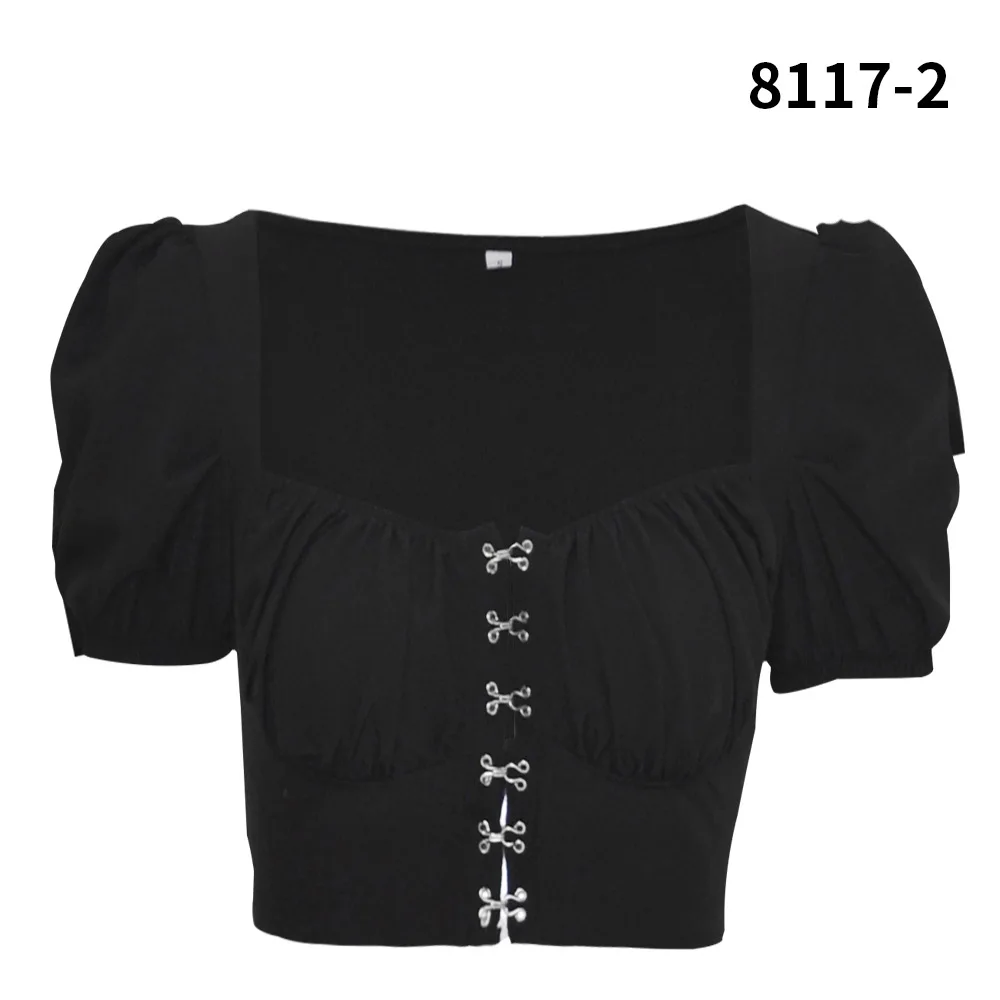 2021 Crop Top Womens Blouses Strapless Tops Summer Fashion Women Sexy ...