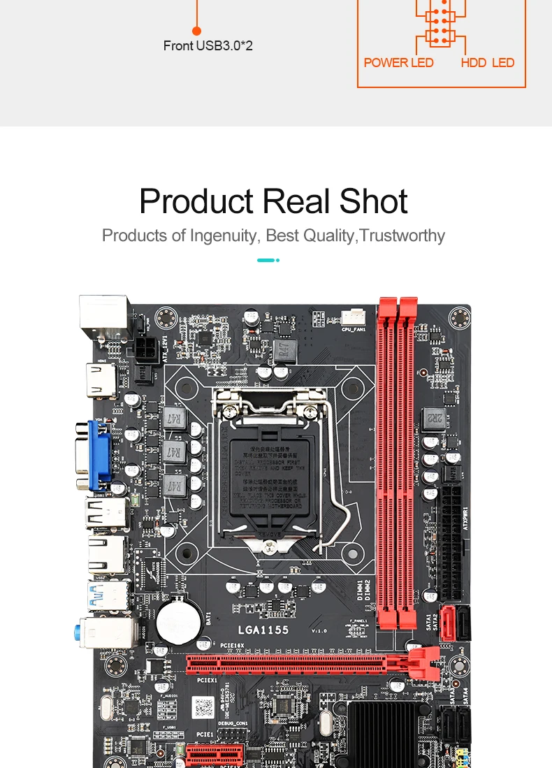 Factory Direct Gaming Desktop Intel B75 Chipset Lga 1155 Socket Matx ...