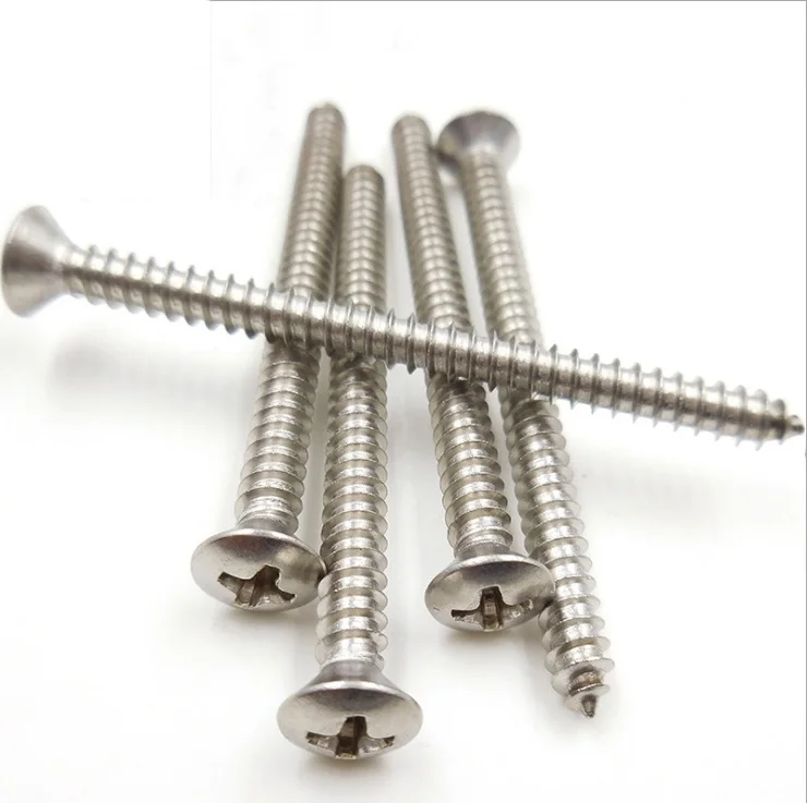 Phillips Cheese Head Full Thread Color Zinc Plated Self Tapping Screws ...