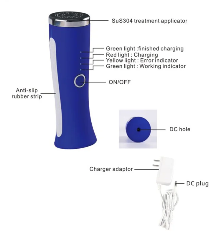 Beauty Facial Device Sonophoresis Professional Ems Ultrasonic Skin ...