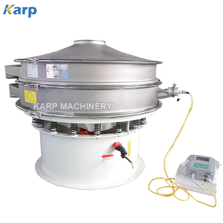 Ultrasonic Vibrating Sieving Machine Fine Powder Vibration Separator ...