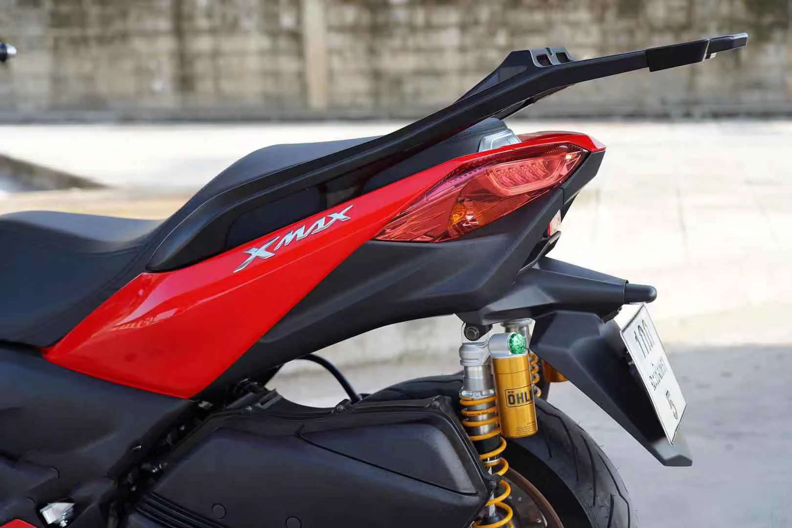 Xmax Motorcycle Aluminum Alloy Rear Luggage Rack Cargo Holder Shelf ...