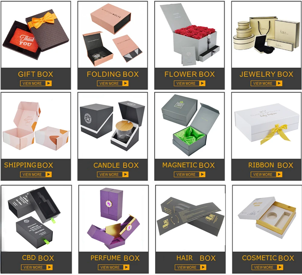 Custom Elegant Environmental Recyclable Saffron Packaging Gift Drawer ...