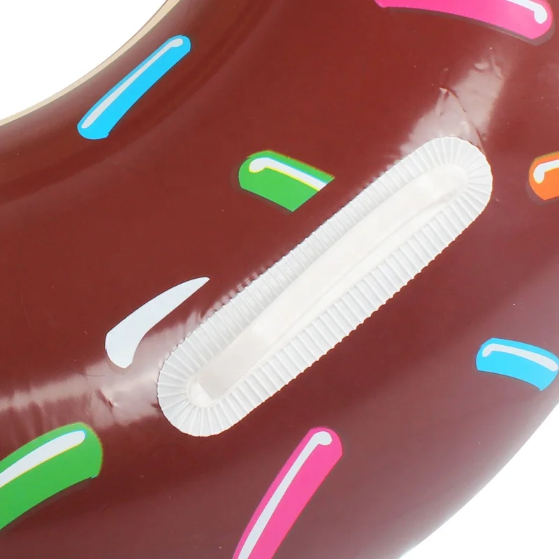 Wholesale Summer Beach Swimming Inflatable Chocolate Donuts With Bite ...