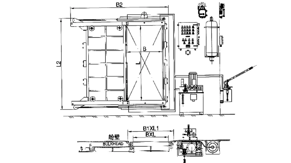 Watertight Hydraulic Sliding Door for Ship - SINOOUTPUT