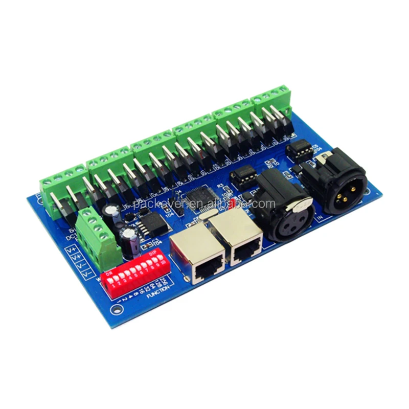 Rj45 Xlr Interface 18 Channels Dmx512 Decoder,18ch Dmx512 Decoder - Buy ...