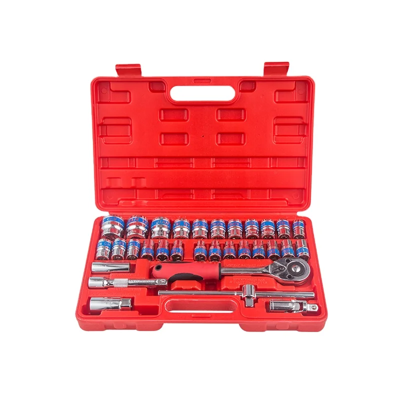 32pcs 1/2" Box Spanner Socket Set For Car Hand Tools Socket Wrench ...