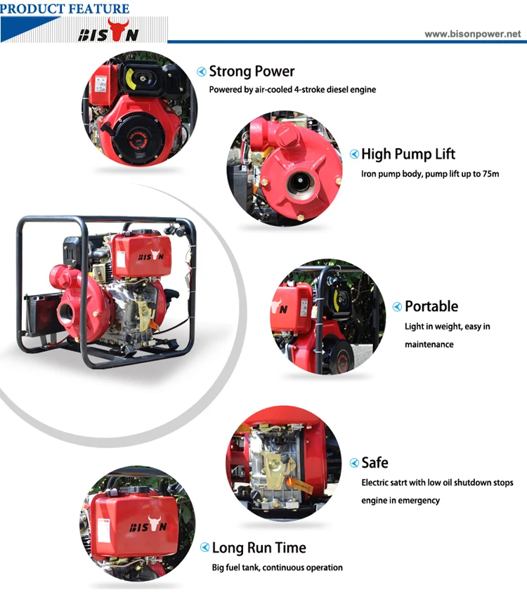 Diesel Driven Fire Extinguisher Pump Portable Fire Fighting Water Pump ...