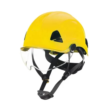 Hot Selling Electrical Industrial Safety Helmet With Visor Eye Shield ...