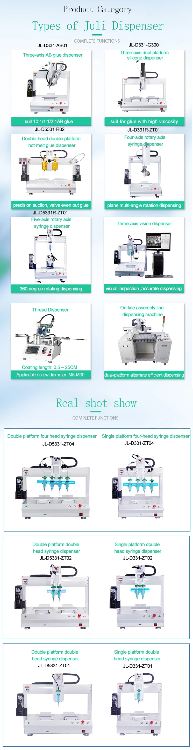 Automatic Four Axis Rotary Syringe Glue Dispensing Machine