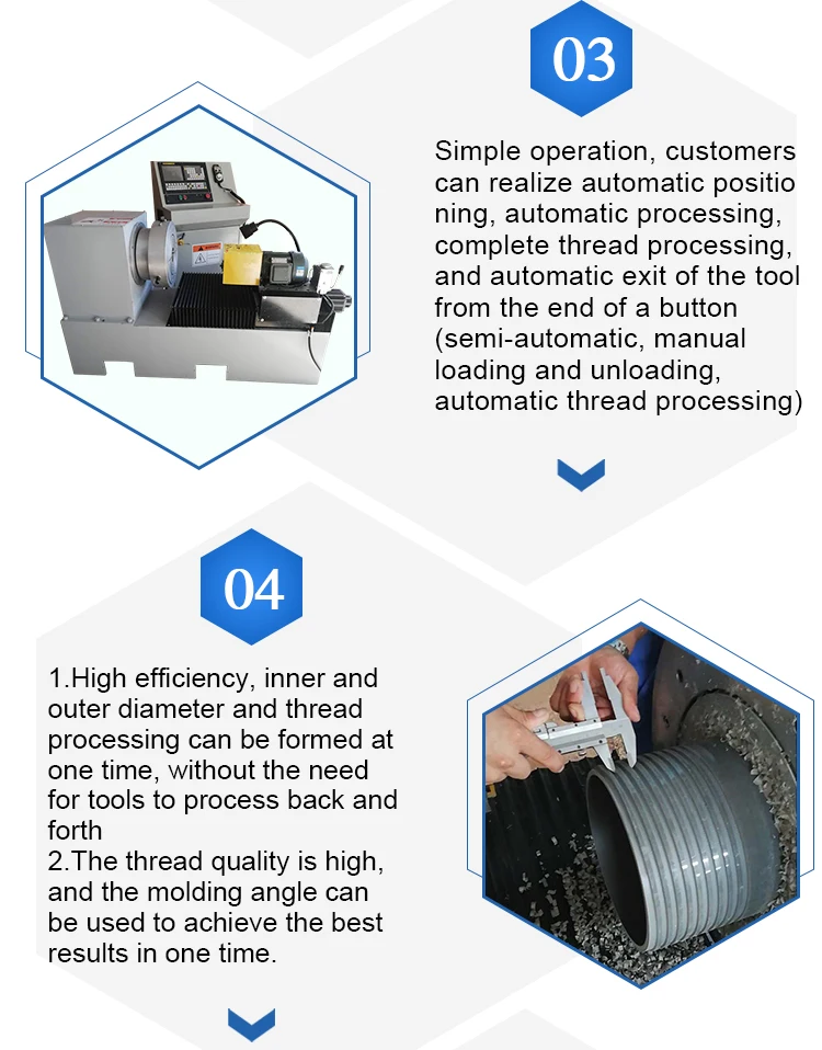 HIENCE HPT-200 Pipe Threading Machine - Precision & Efficiency