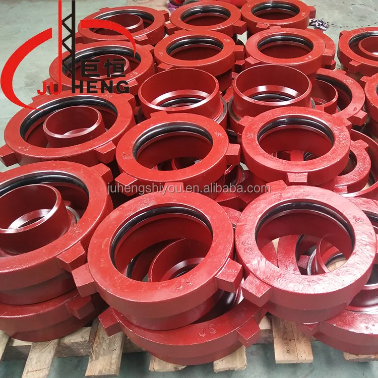 High Quality API Forged Seal tank Union 3 Pieces Per Hammer Union Pipe ...