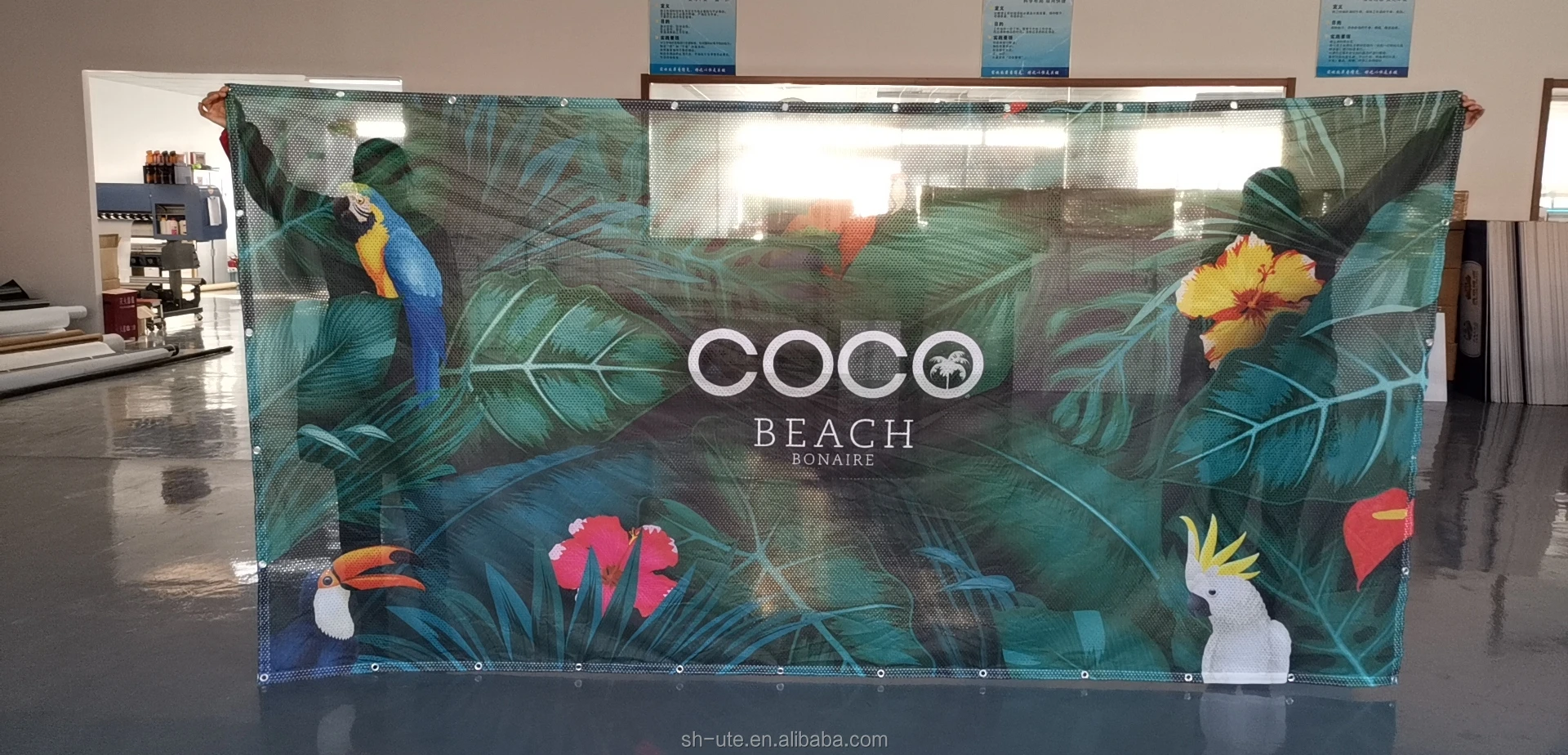 Portable Polyester Mesh Banners Washable for Fence Use| Alibaba.com