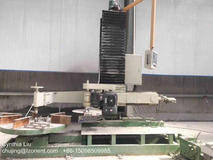 Multi Function 3000mm Vertical Lathe Stone Processing Machine for ...