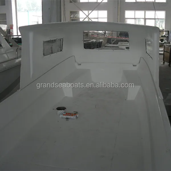 Fiberglass Panga Fishing Boat with Canopy Cabin - Grandseaboat
