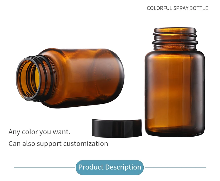 120 Cc to Ml - Childproof 120ml Glass Bottle for Essential Oil