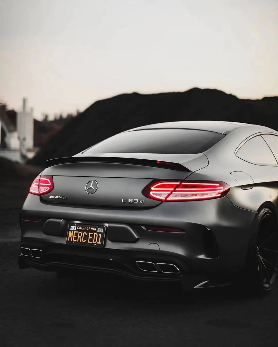 W205 C63s Carbon Rear Diffuser Car Bumper Diffuser Is Suitable For ...